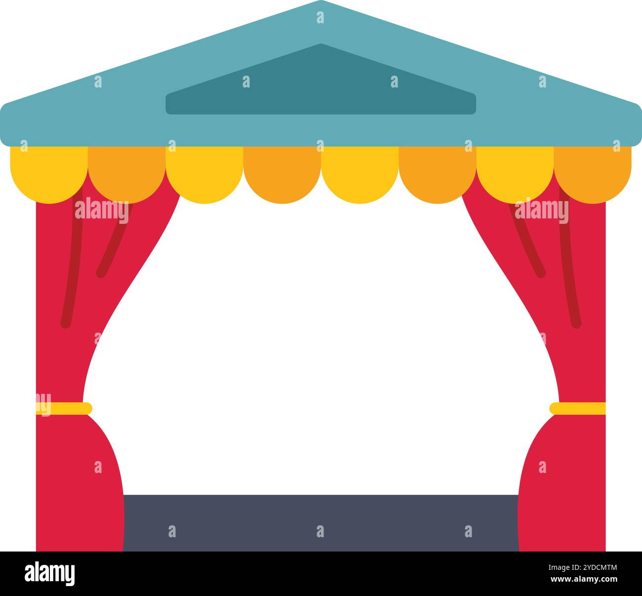 Canopy curtains Stock Vector Images - Alamy