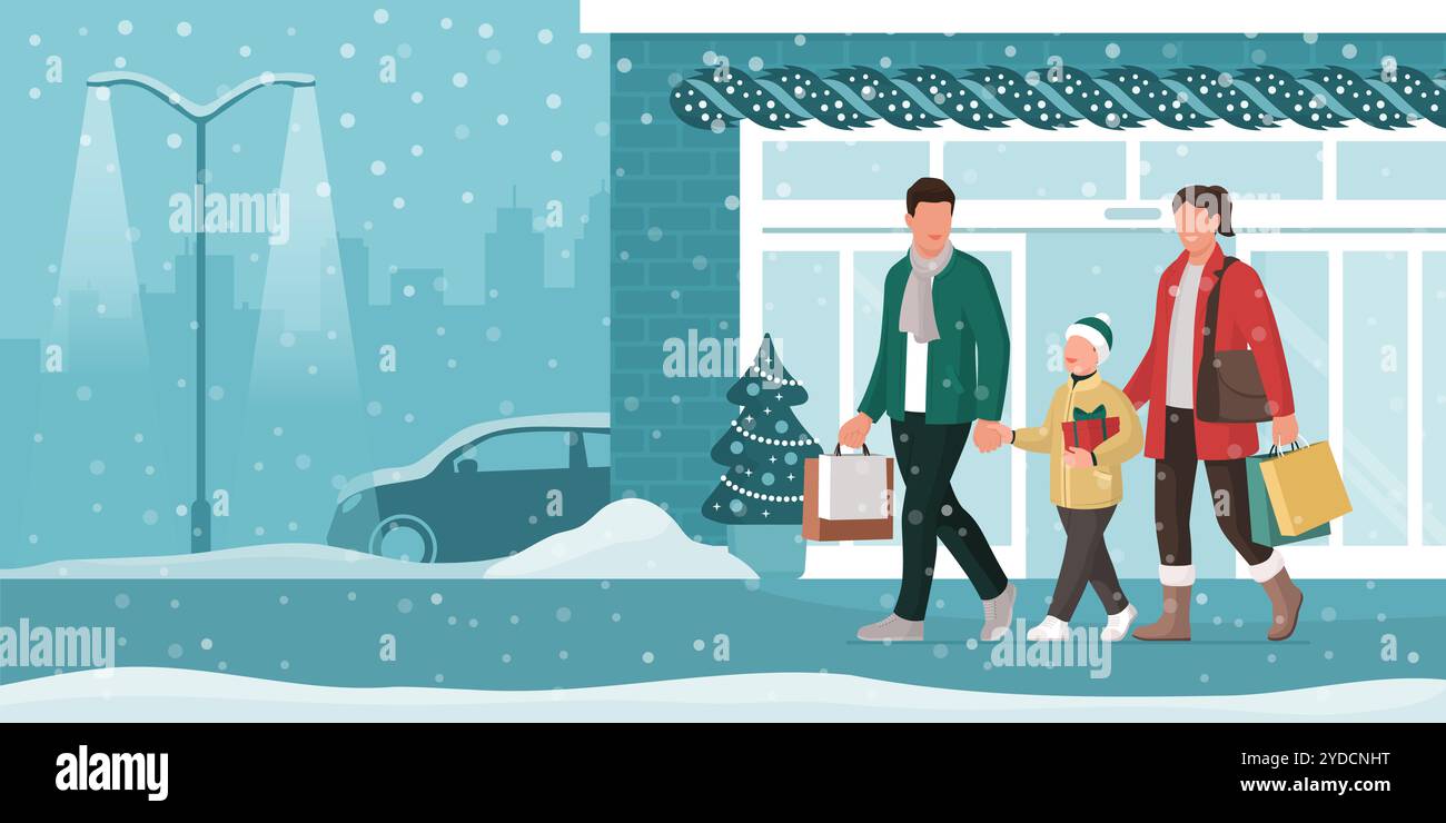 Business people celebrating christmas in Stock Vector Images - Alamy