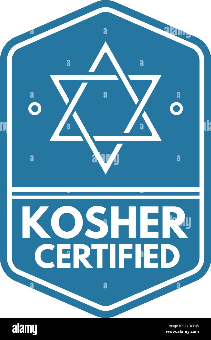 Kosher food label isolated hi-res stock photography and images - Alamy