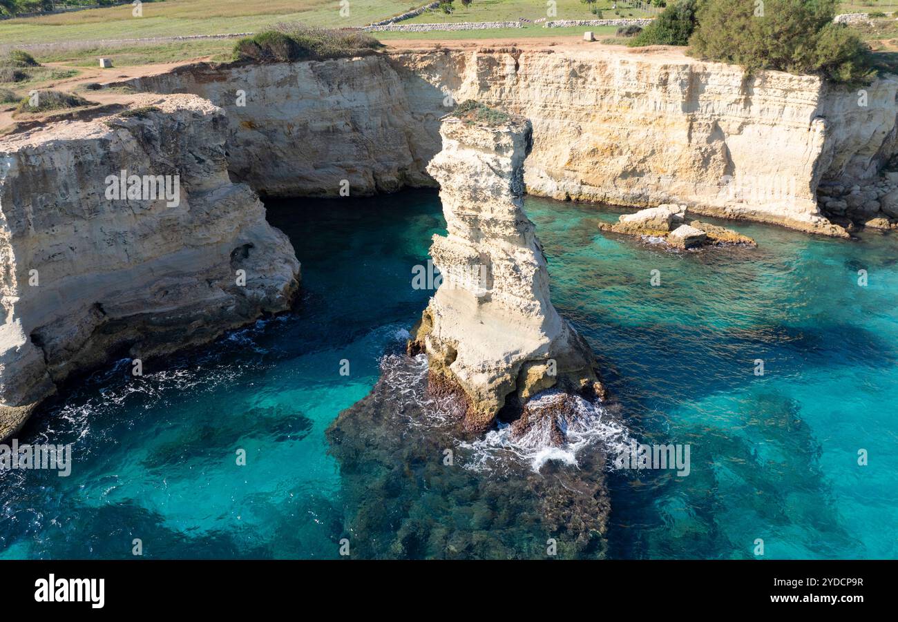 rock formation, Torre Sant'Andrea, Puglia, Italy Stock Photo - Alamy
