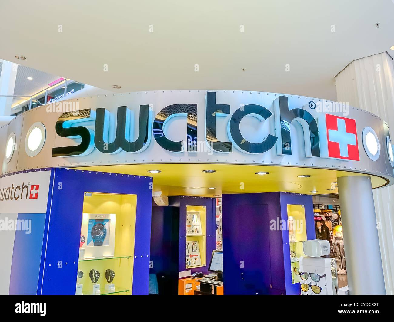 Swatch store in a shopping mall Stock Photo - Alamy