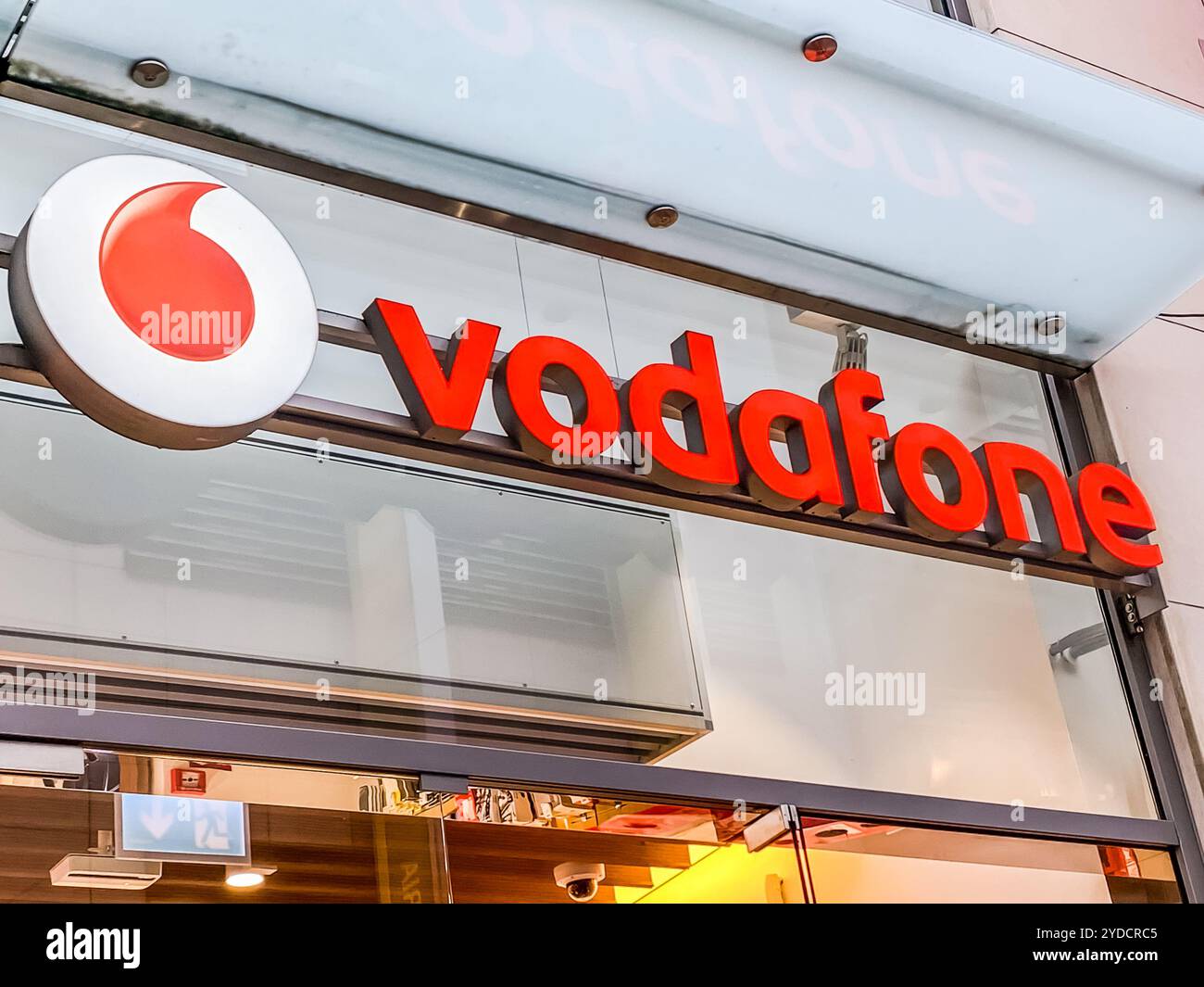 Vodafone store on the street Stock Photo - Alamy