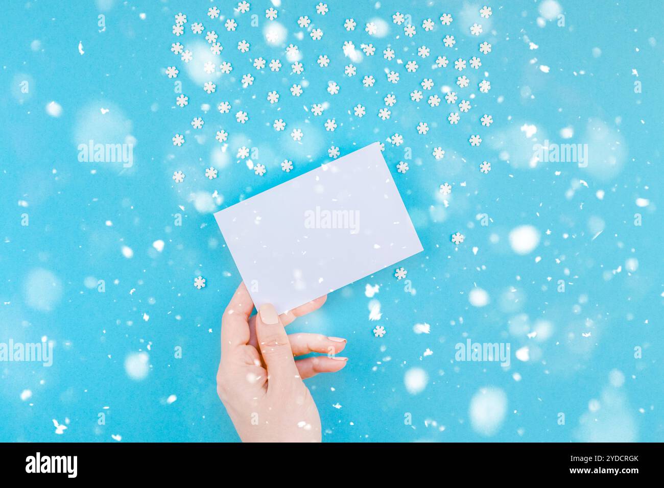Snowflakes made paper christmas hi-res stock photography and images - Alamy