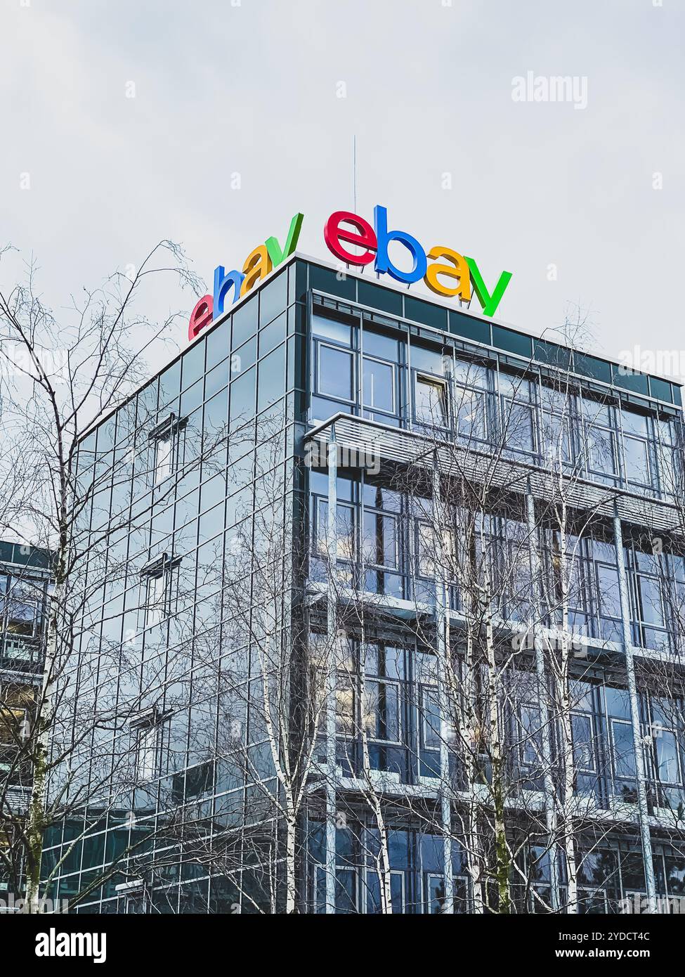 EBay, American e-commerce corporation logo Stock Photo - Alamy
