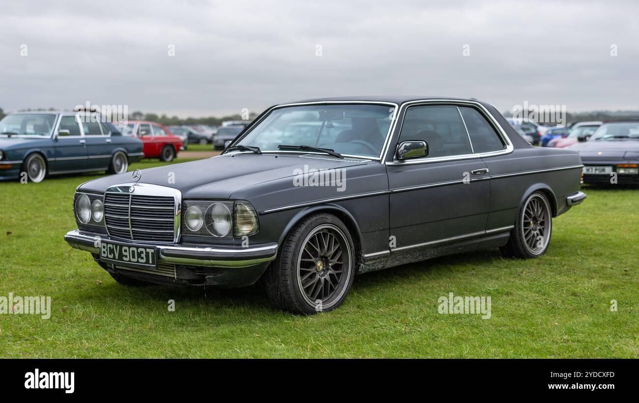 1979 Mercedes 220 CE, on display at the Bicester Heritage Scramble on ...