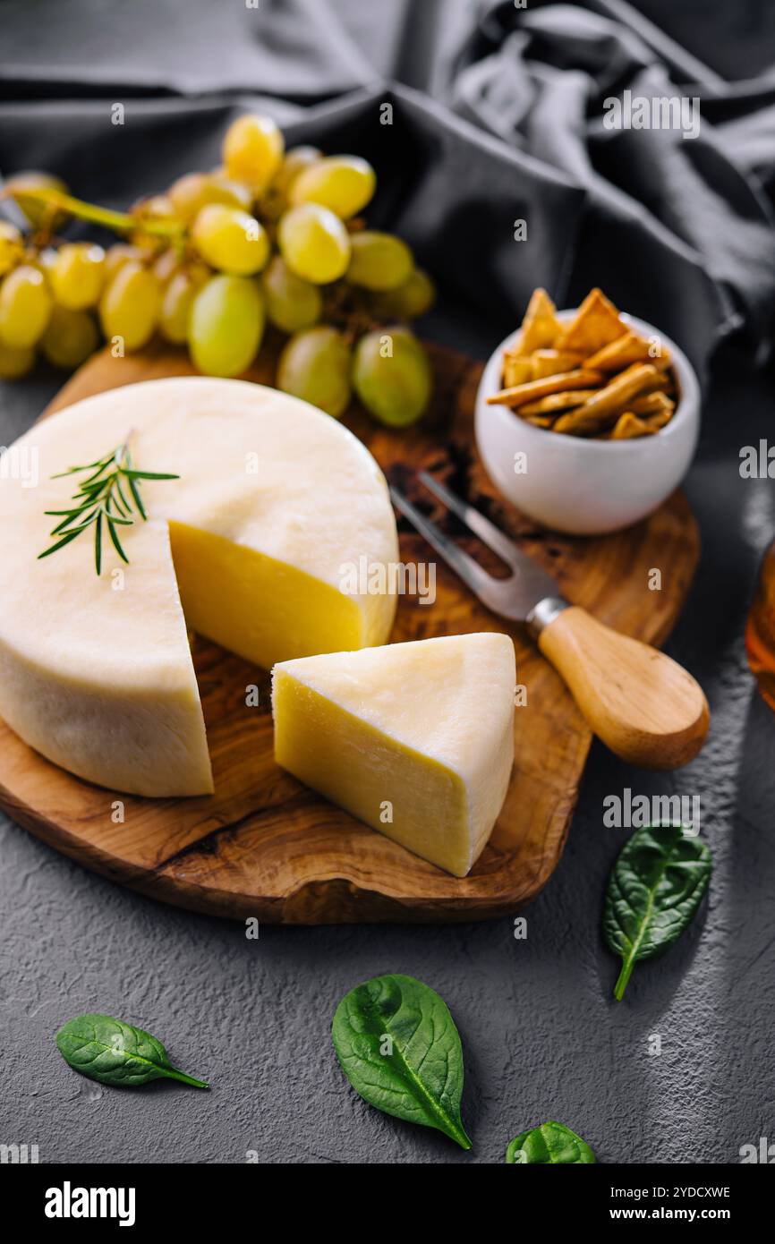 Raclette cheese round hi-res stock photography and images - Alamy