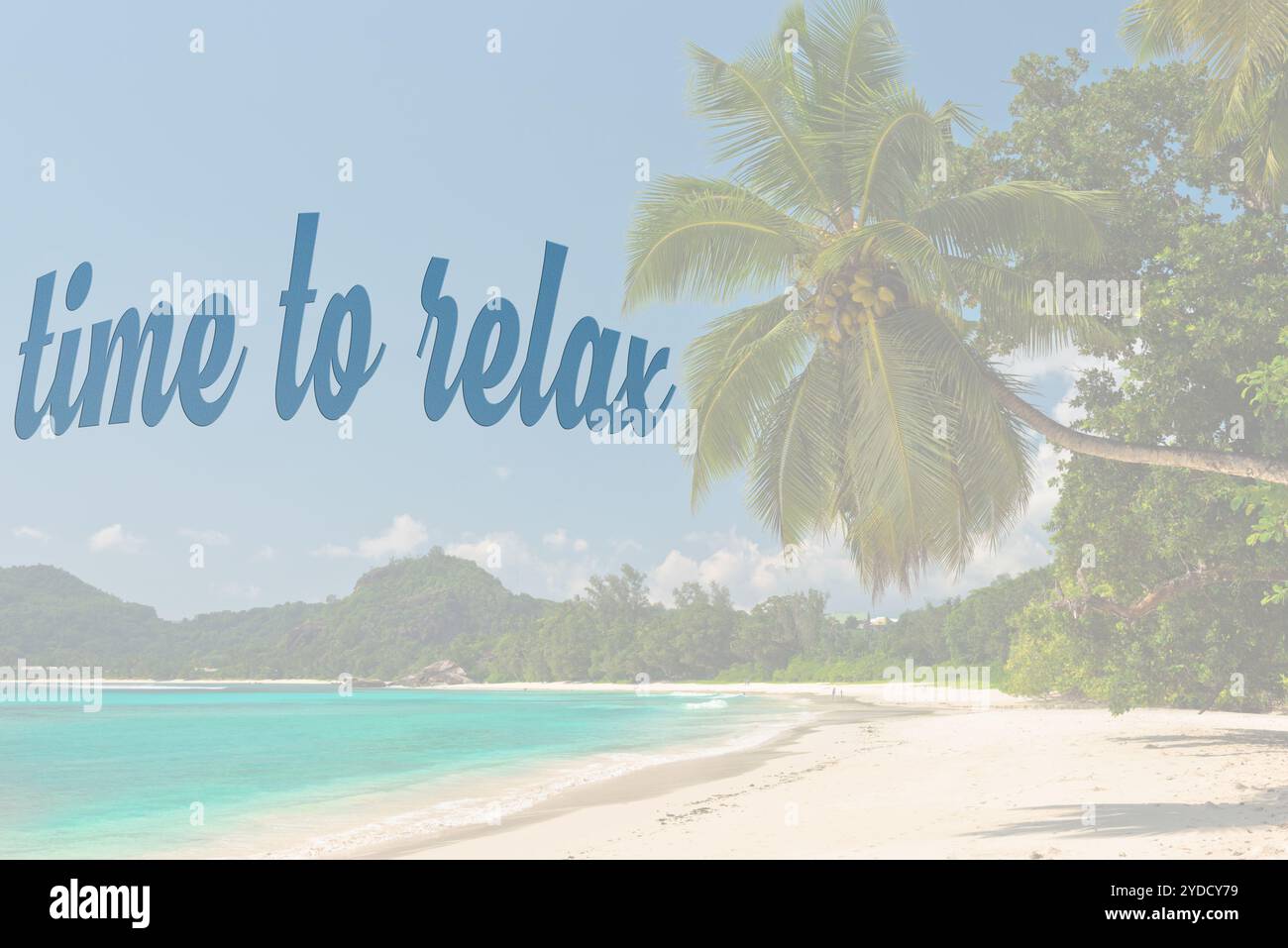 Time relax on beach hi-res stock photography and images - Alamy