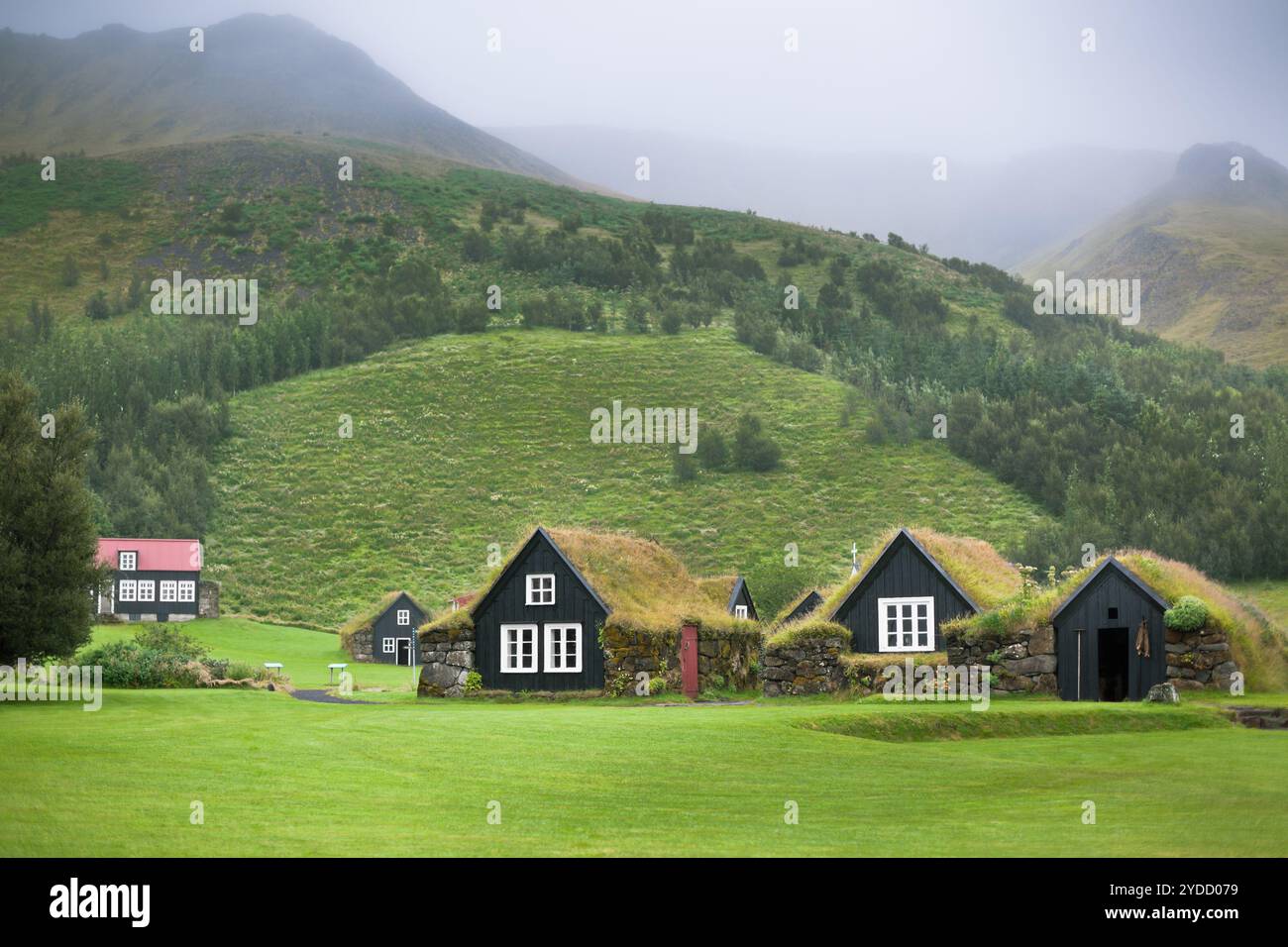 Typical local wooden houses hi-res stock photography and images - Alamy