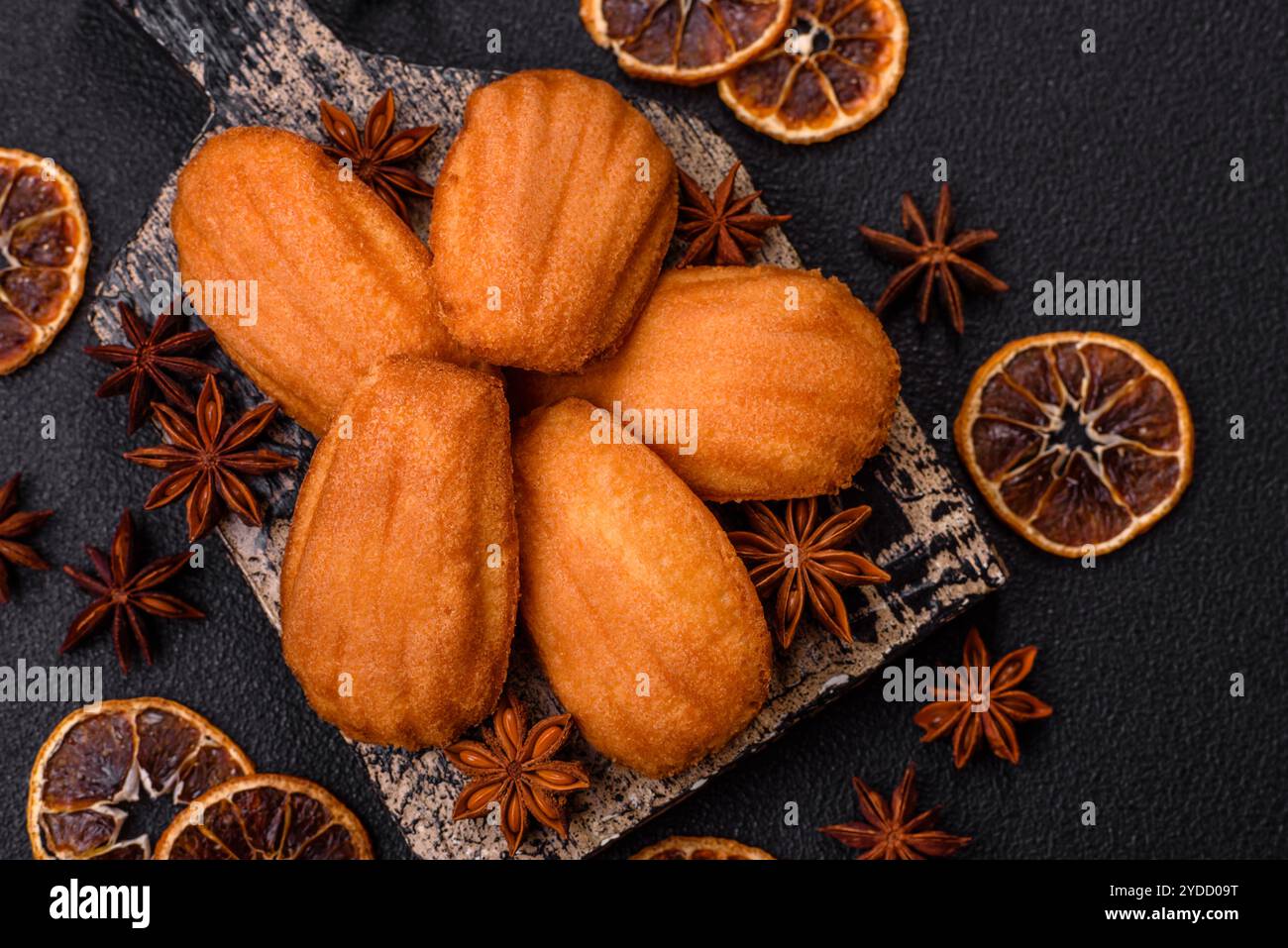 Traditional French madeleine biscuits with nutty flavor Stock Photo - Alamy