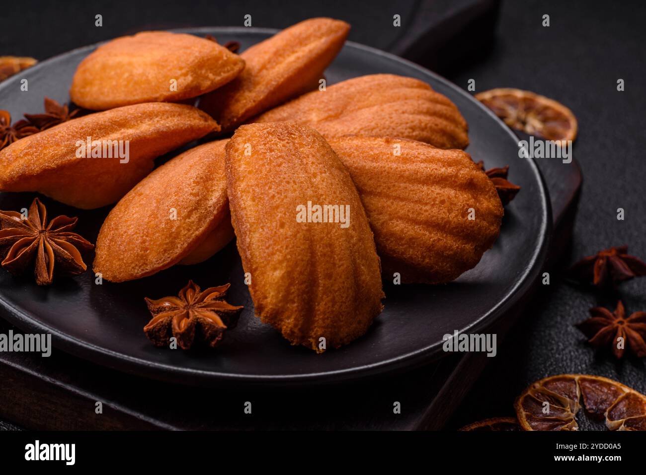 Traditional French madeleine biscuits with nutty flavor Stock Photo - Alamy