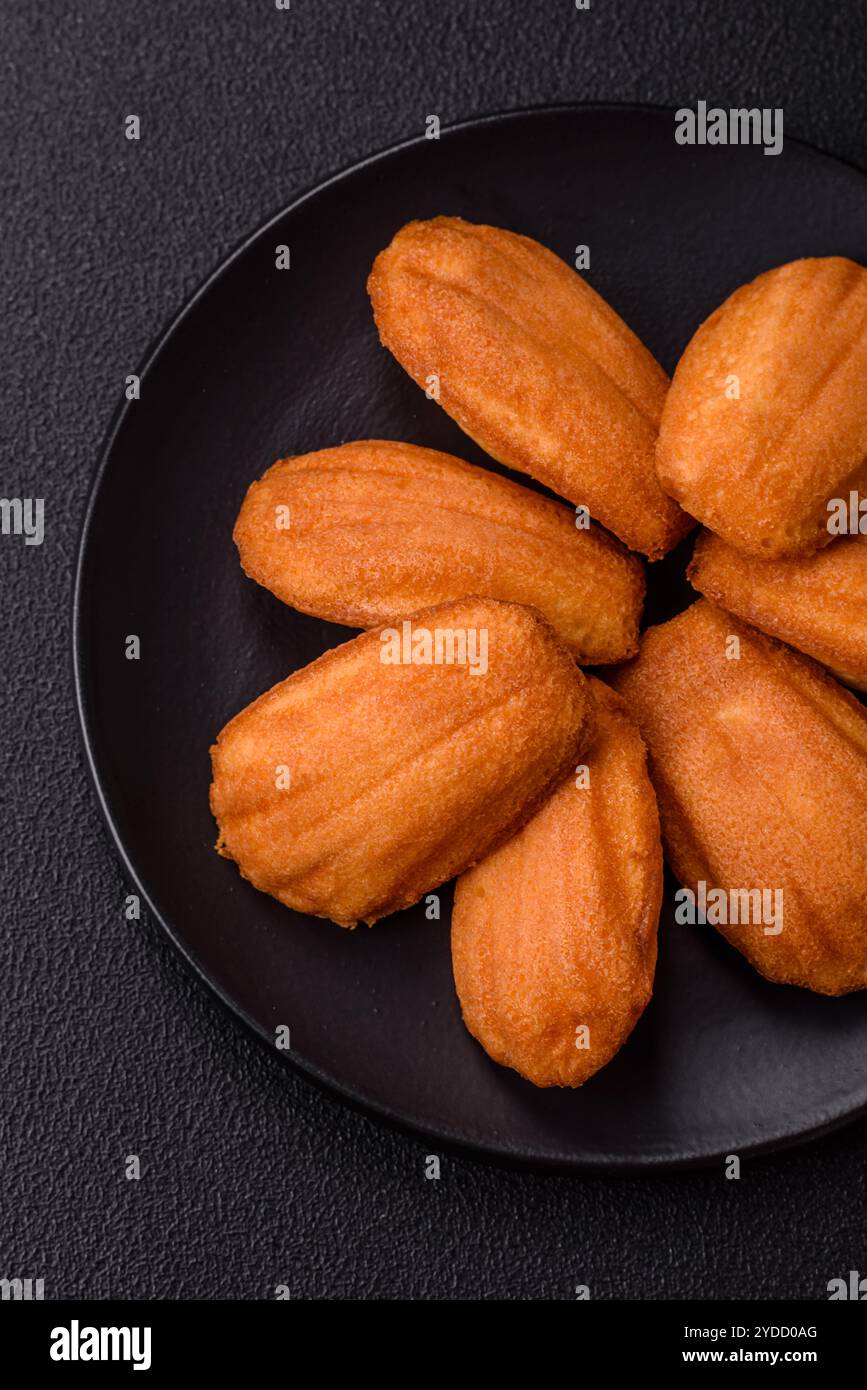 Traditional French madeleine biscuits with nutty flavor Stock Photo - Alamy