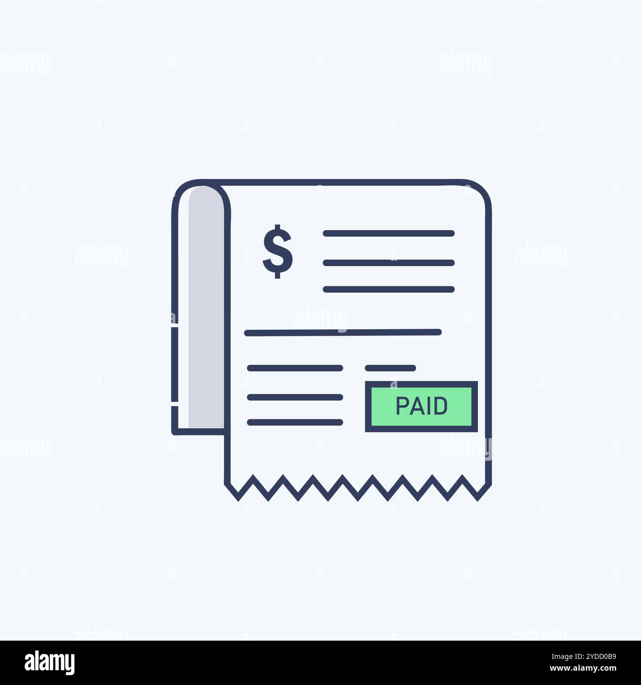 Digital invoice icon hi-res stock photography and images - Alamy