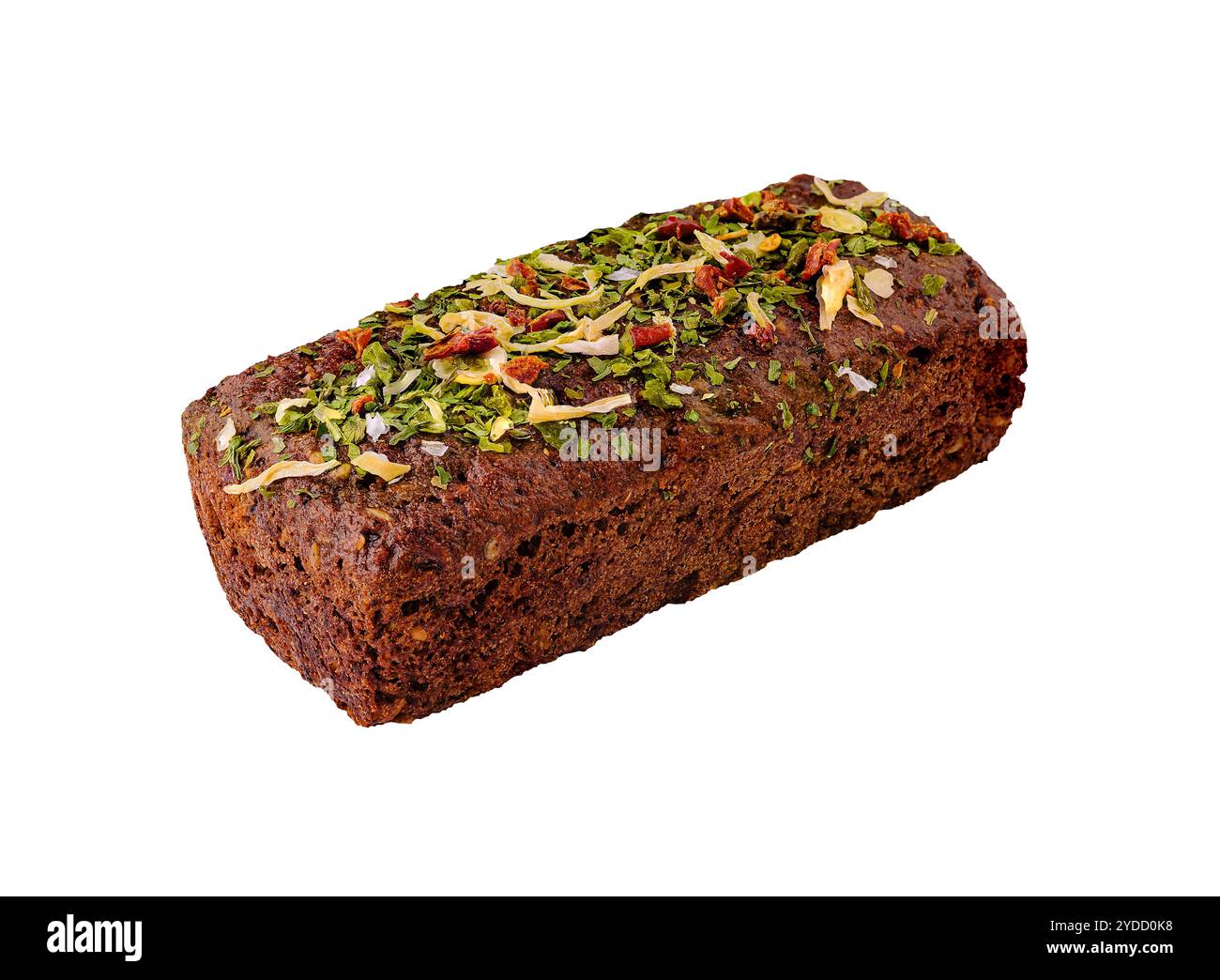 Homemade wholemeal rye bread isolated on white Stock Photo - Alamy