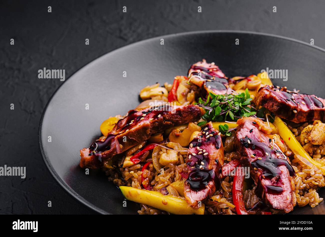 Chinese rice beef meat hi-res stock photography and images - Alamy