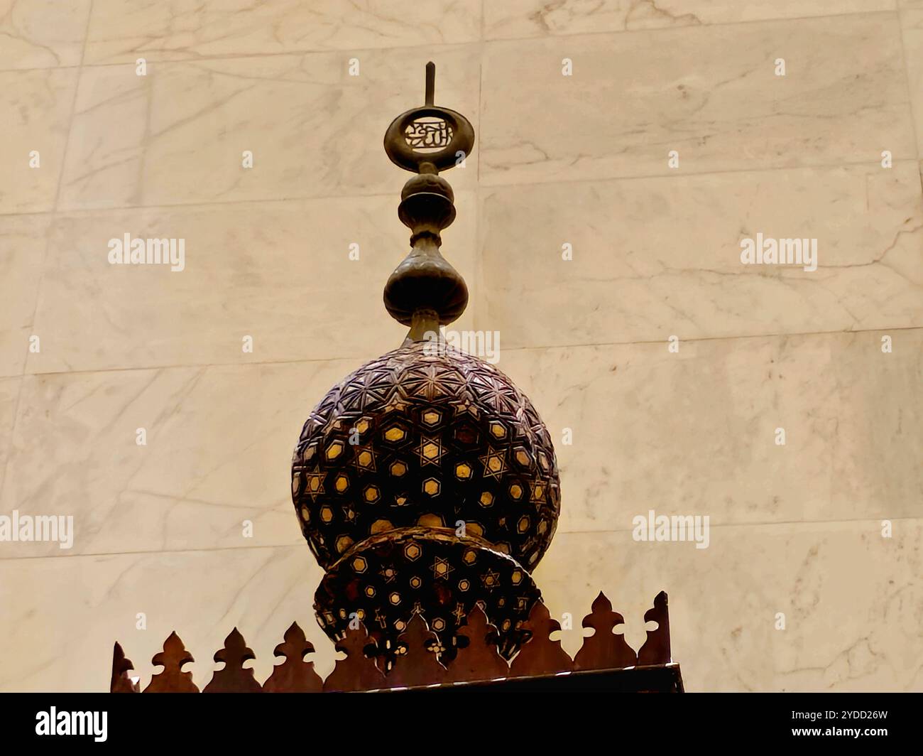 Cairo, Egypt, October 6 2024: Minbar AbouBakr Ibn Mizhar mosque, the ...