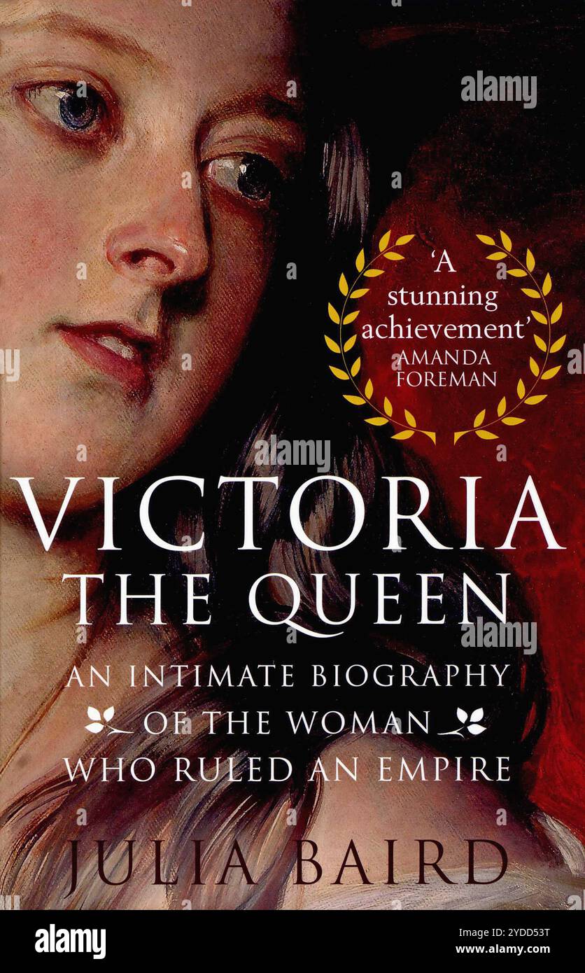 Book cover. "Victoria the Queen, an intimate biography of the woman who ruled an empire" by ...