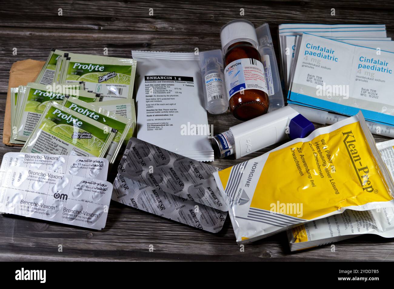 Cairo, Egypt, October 4 2024: various drugs and medications, Prolyte ...
