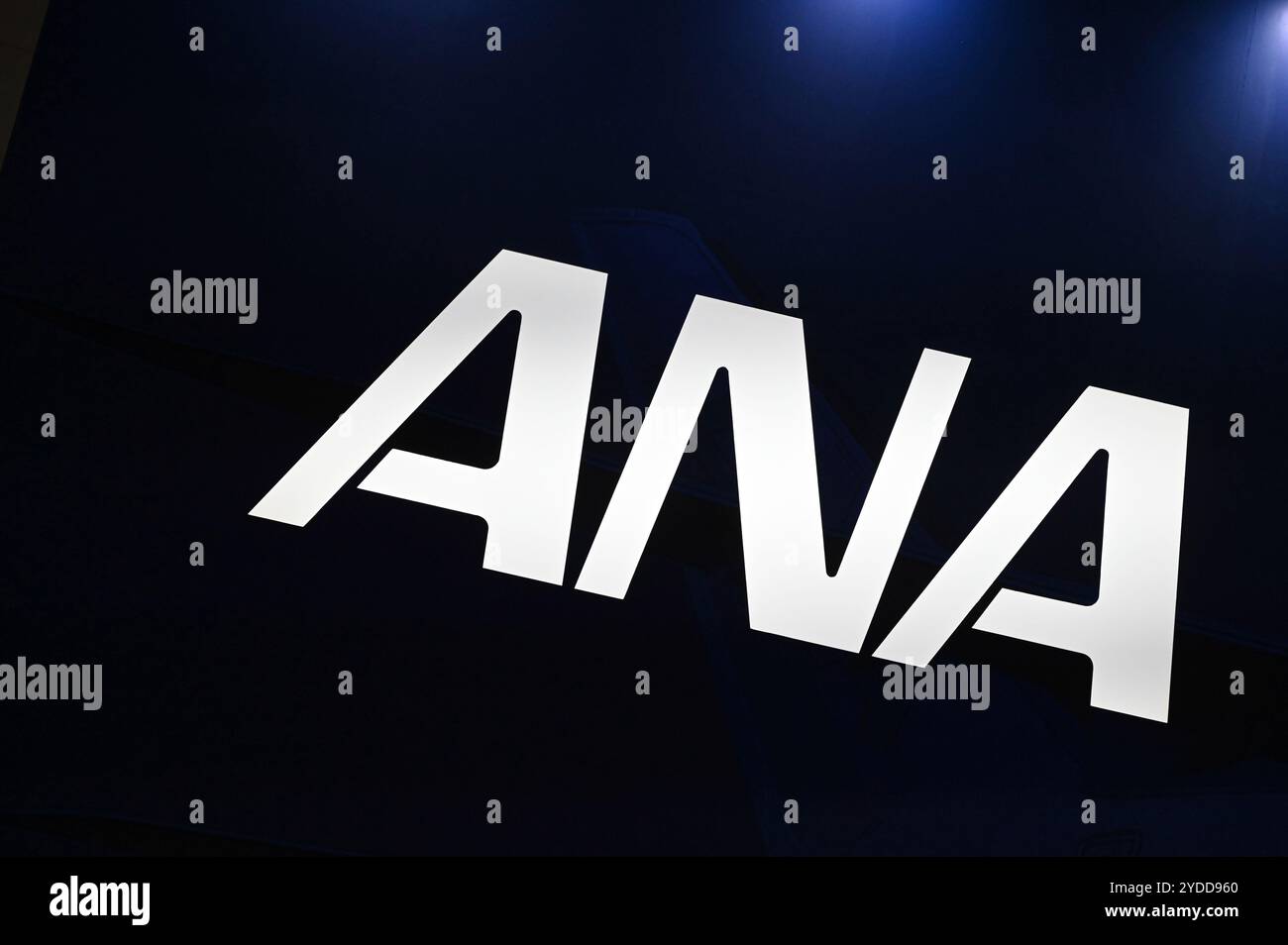 ALL NIPPON AIRWAYS Co.'s logo is displayed during the Japan ...