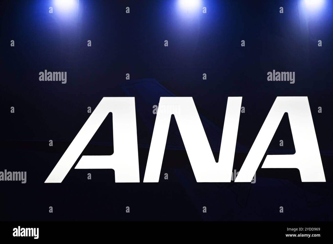 ALL NIPPON AIRWAYS Co.'s logo is displayed during the Japan ...