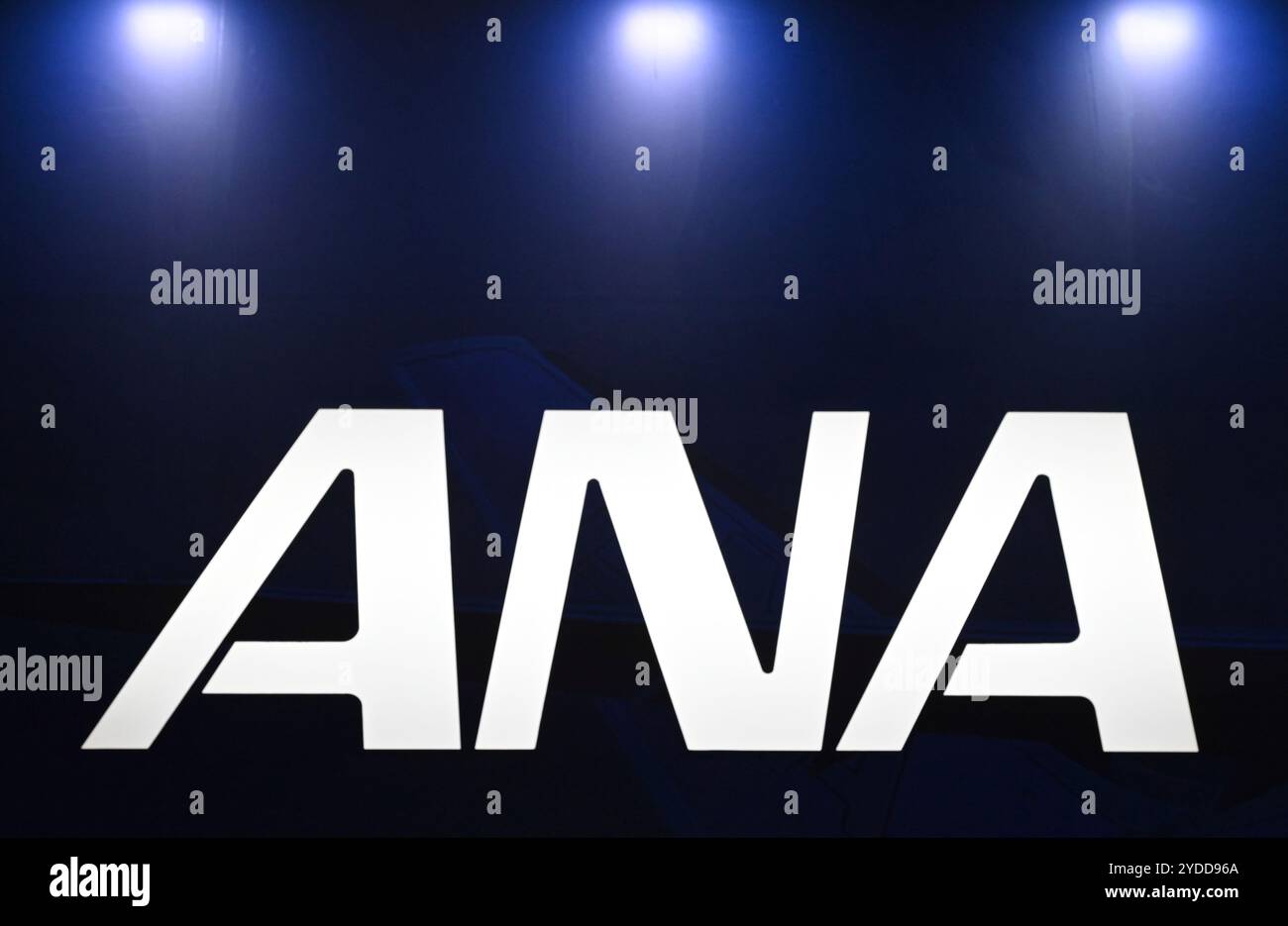 ALL NIPPON AIRWAYS Co.'s logo is displayed during the Japan ...