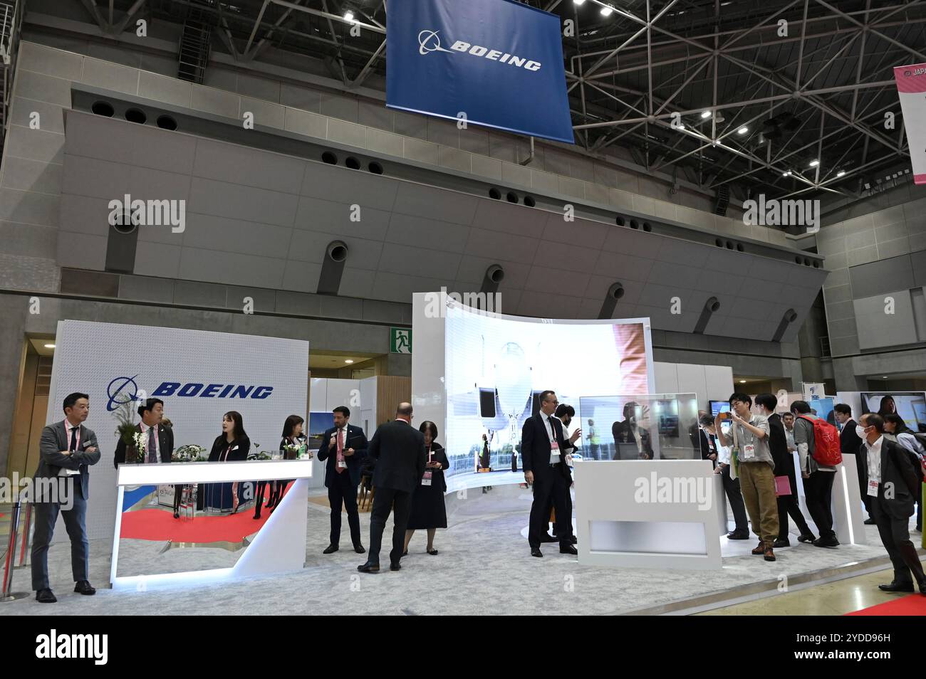 Boeing's booth is pictured during the Japan International Aerospace ...