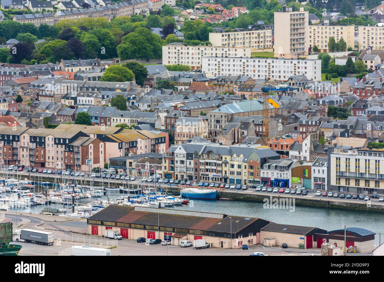 Fecamp view, Normandy, France Stock Photo - Alamy