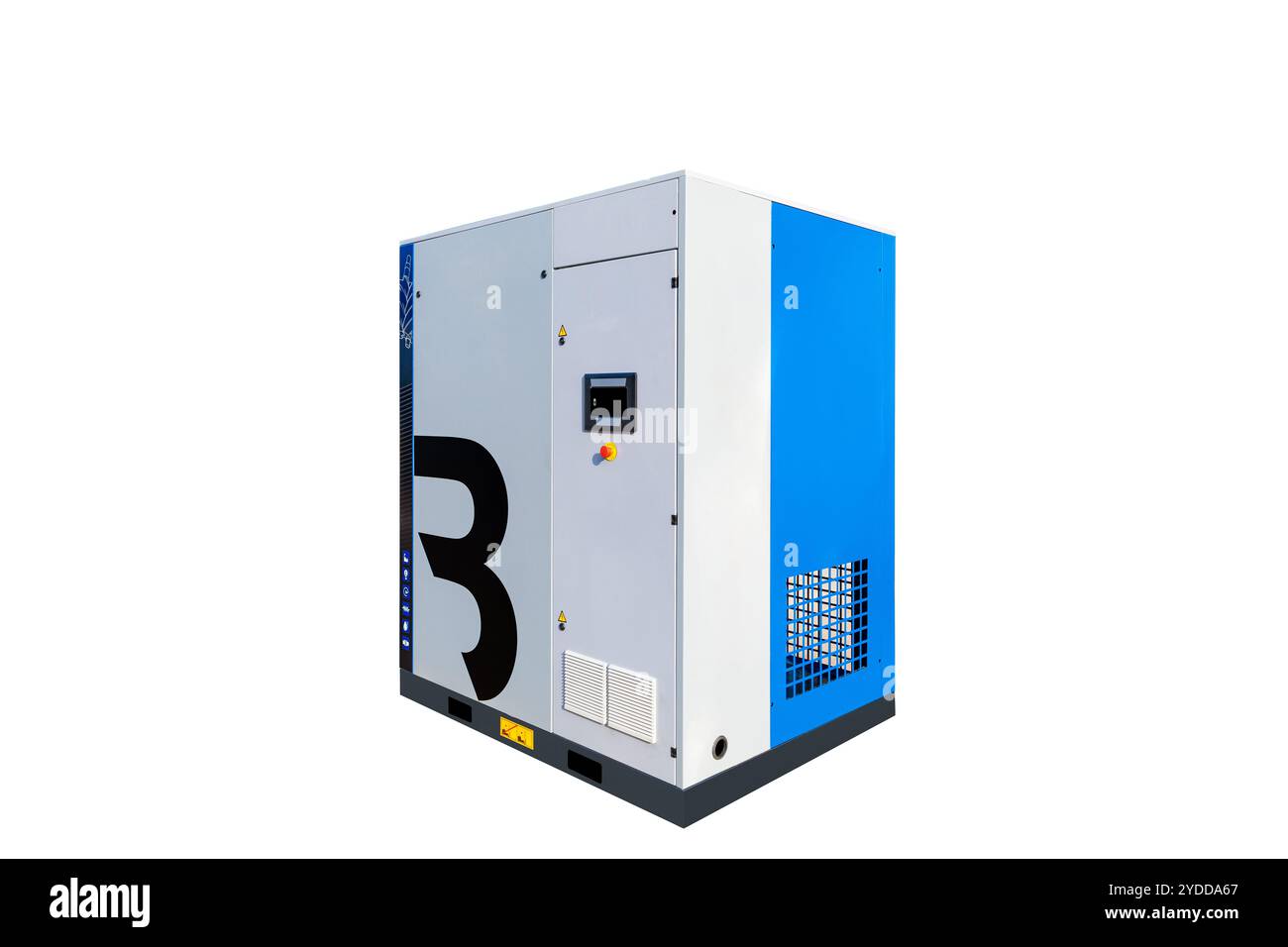 A screw compressor ensuring stable supply of compressed air Stock Photo ...