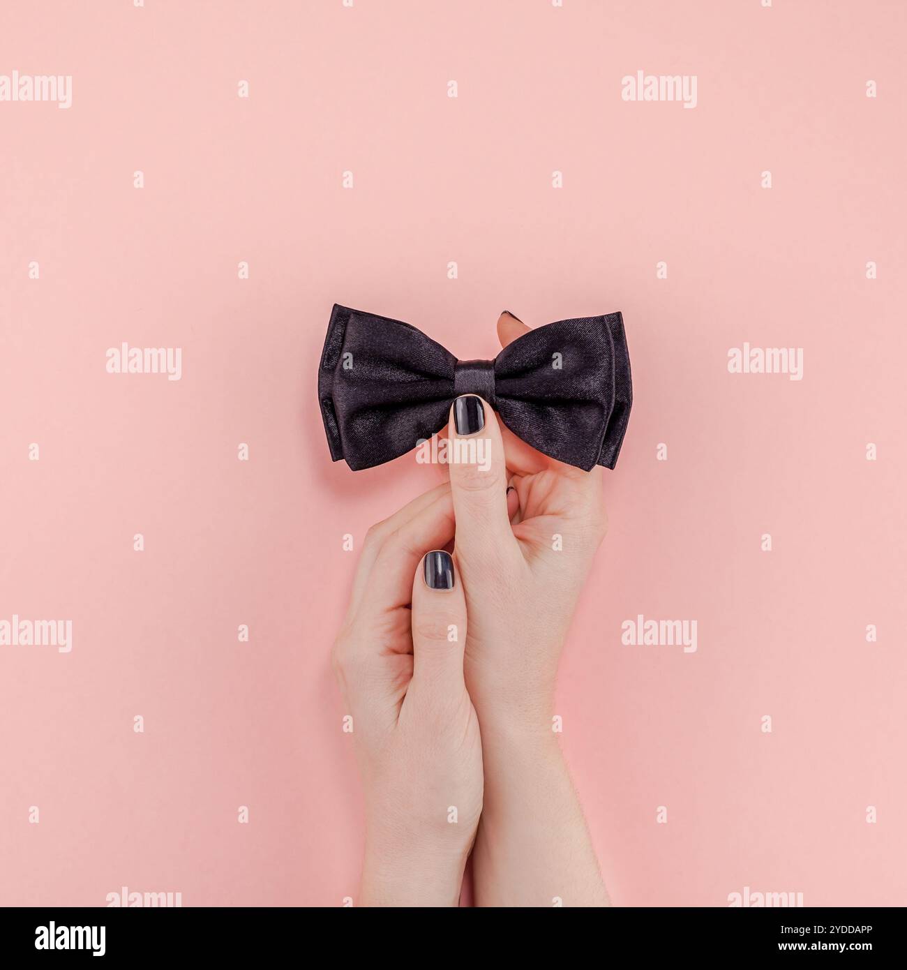 Female hands manicure tie hi-res stock photography and images - Alamy