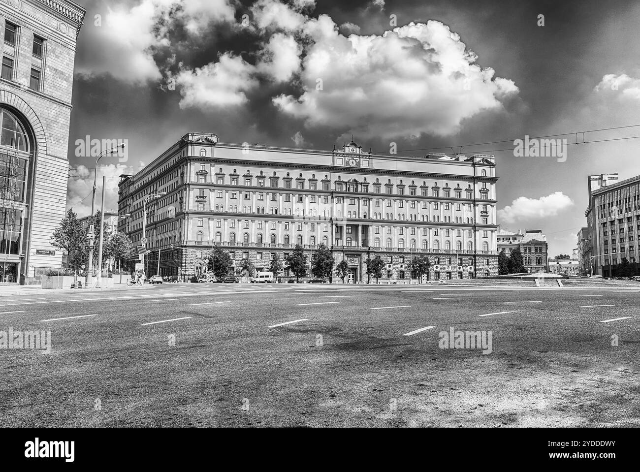 Lubyanka Building, iconic KGB former headquarters, landmark in central ...