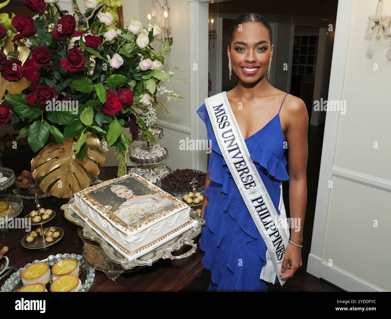 Miss Universe Philippines 2024 Chelsea Manalo at a Private Reception ...