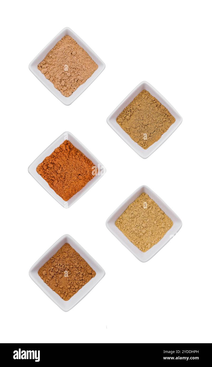 Spices herbs in small Cut Out Stock Images & Pictures - Alamy