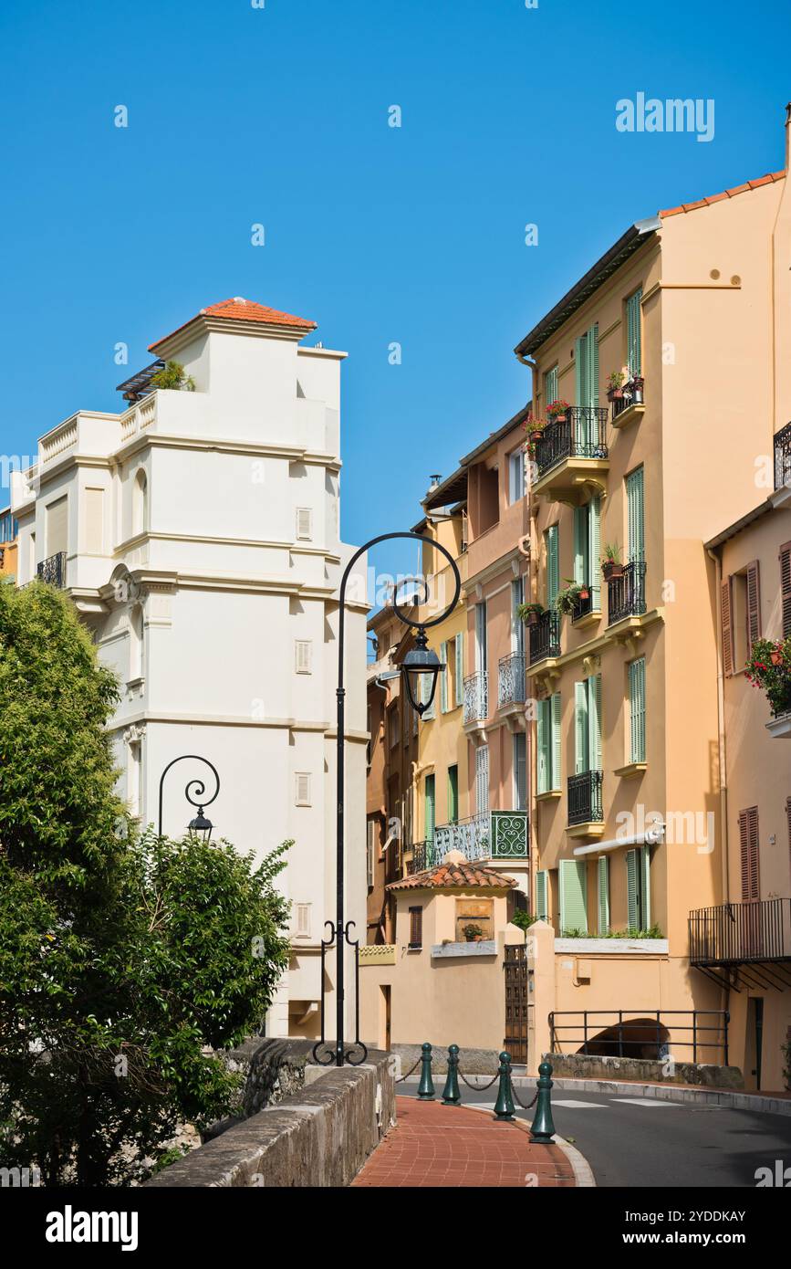 Old town monaco street hi-res stock photography and images - Alamy