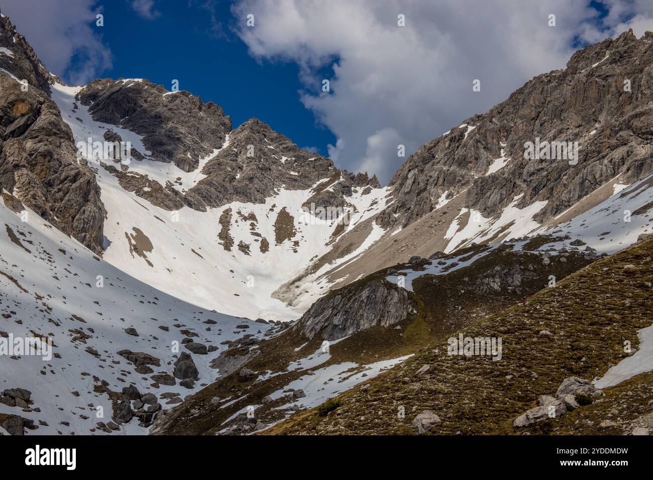 Austrian Alps. Mountains in Austria beautiful alpine landscape in the ...
