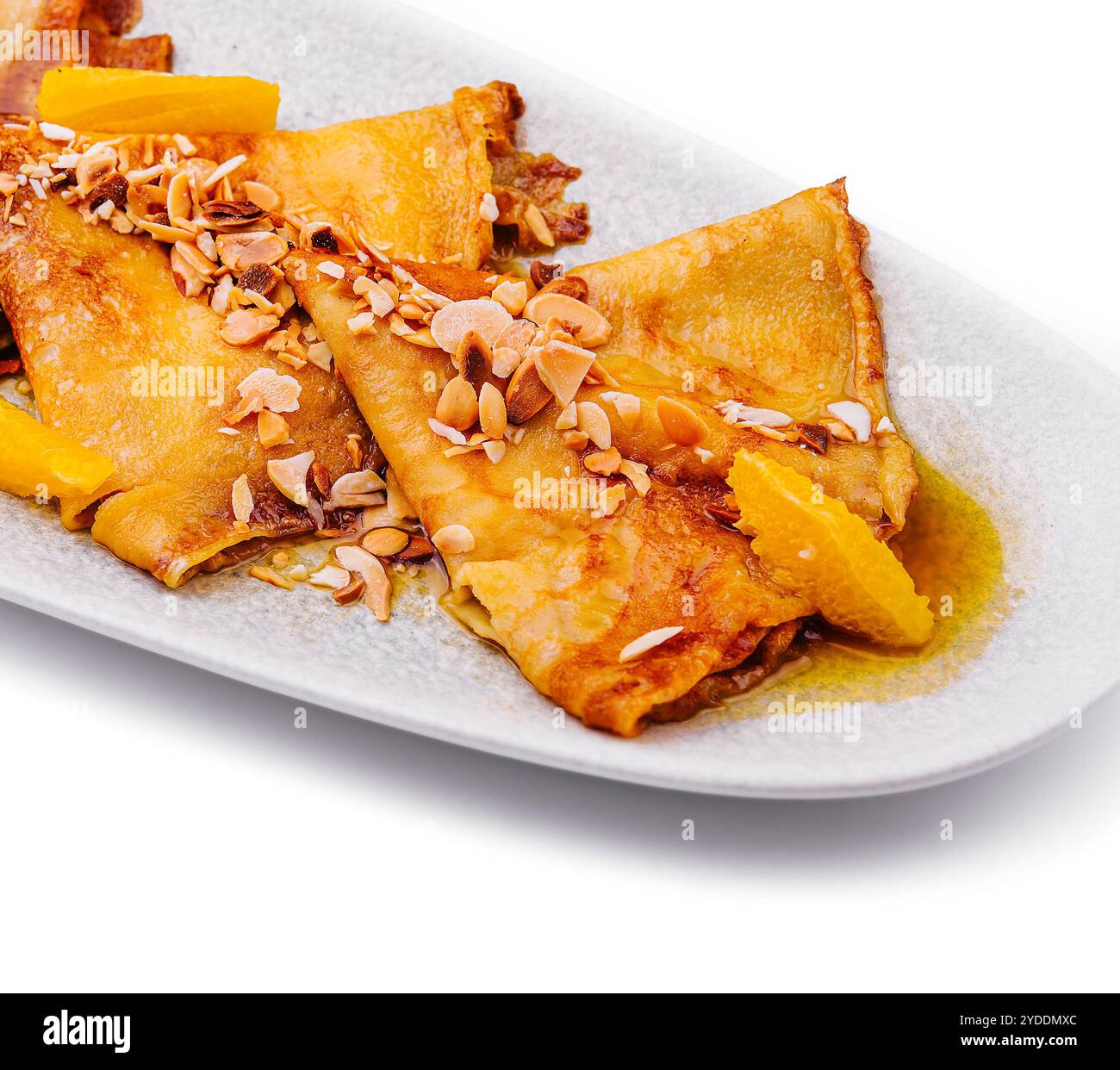 Traditional authentic french crepes with ice cream Stock Photo - Alamy