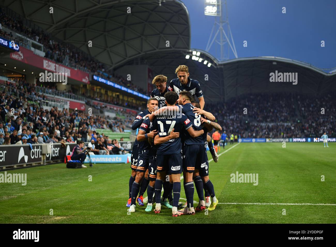 Goal celebration melbourne city hi-res stock photography and images - Alamy