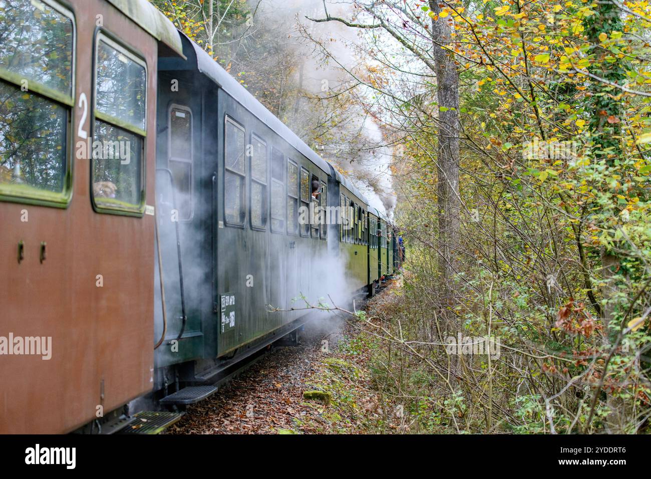 Steyr, Austria, 26 oct 2024, vintage museum train steyrtalbahn ...