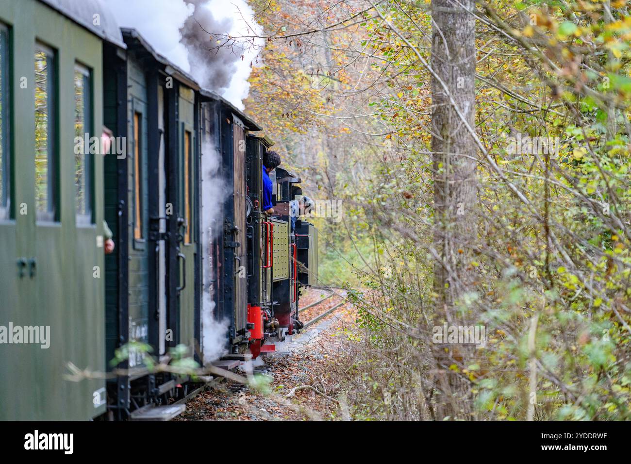 Steyr, Austria, 26 oct 2024, vintage museum train steyrtalbahn ...
