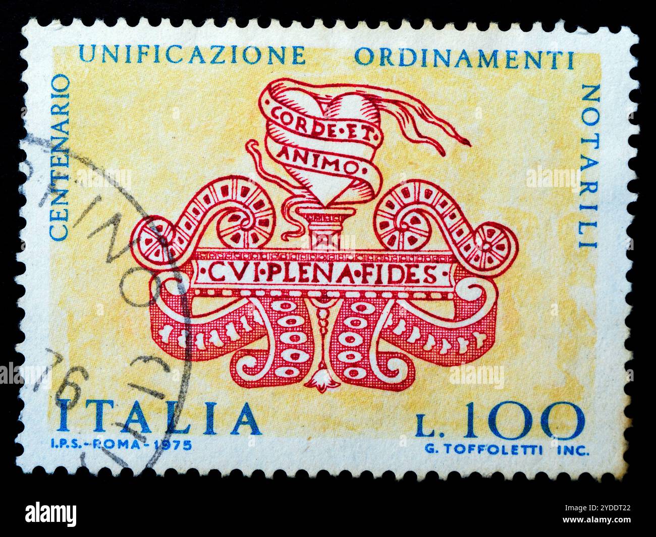 Notarial seal - Centenary of the organic law of the notary 1975 ...