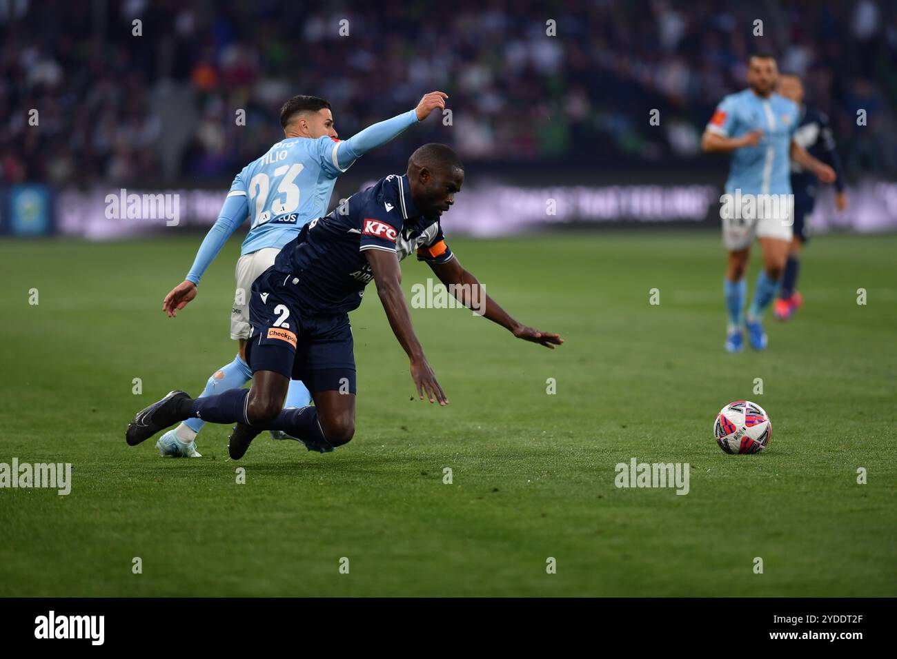MELBOURNE, AUSTRALIA. 26Oct 2024. Pictured: Melbourne Victory Defender ...