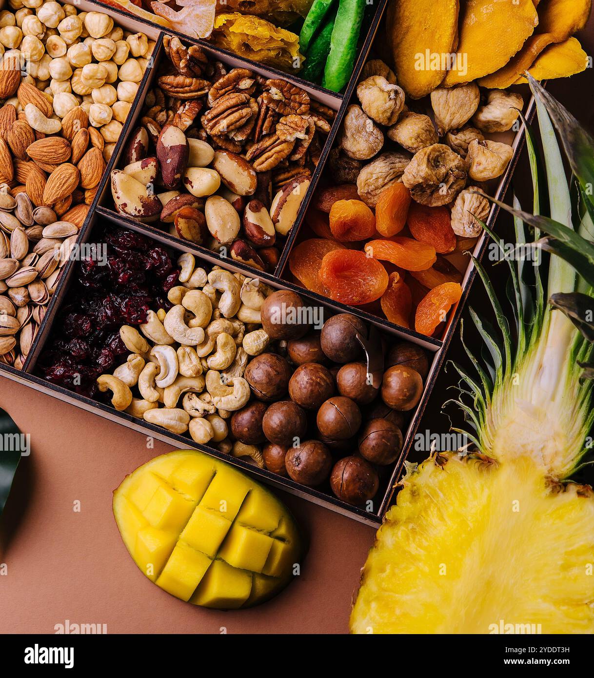 Square healthy different fruits hi-res stock photography and images - Alamy