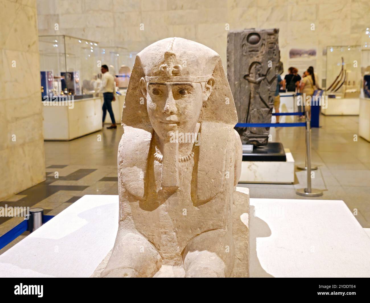 Cairo, Egypt, October 6 2024: Sphinx statue inside The National Museum ...