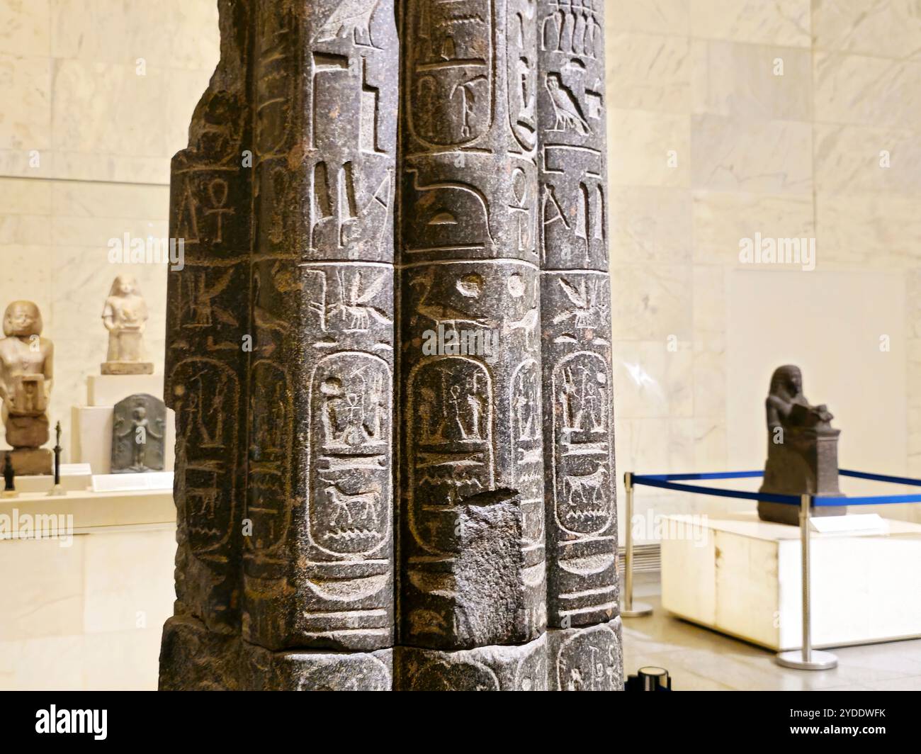 Cairo, Egypt, October 6 2024: Various monuments inside The National ...