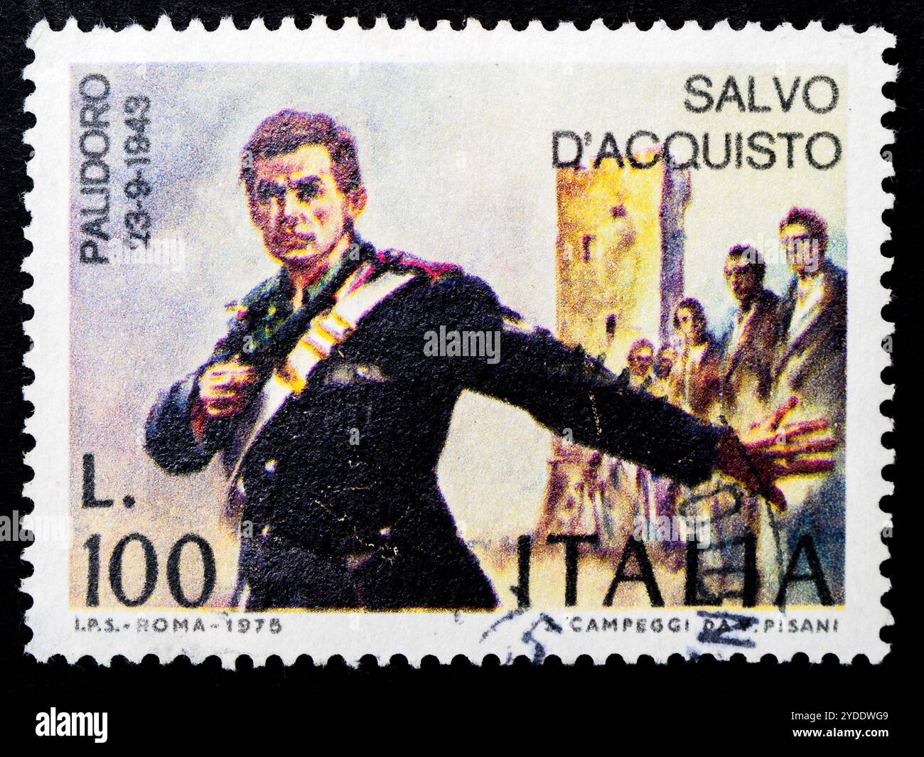 Portrait of Salvo d'Acquisto - Celebration of Salvo d'Acquisto 1975 ...