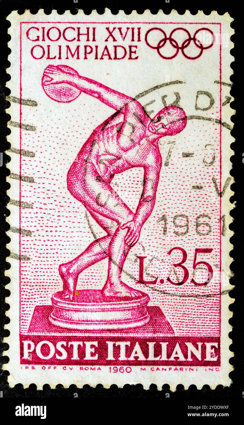 Myron's discus thrower - Games of the XVII Olympiad series 1960 ...