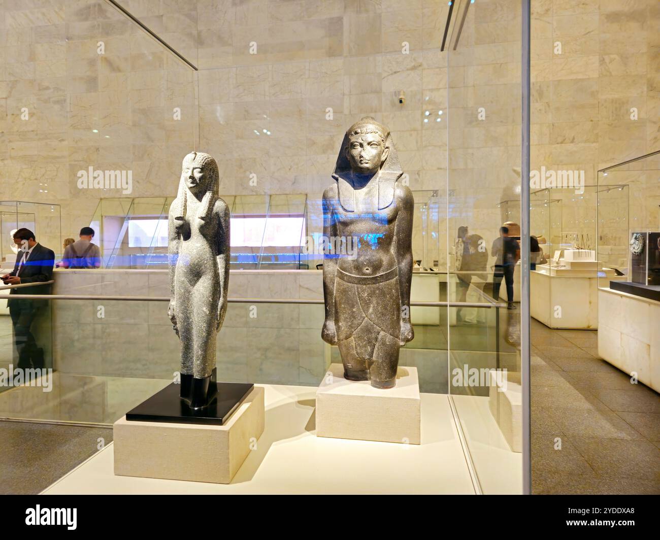 Cairo, Egypt, October 6 2024: Ancient statue in The National Museum of ...