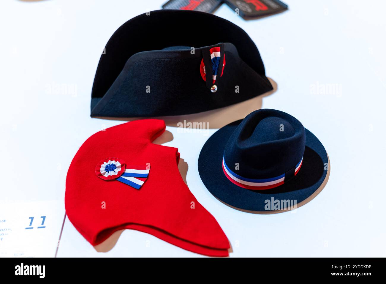 Paris, France. 26th Oct, 2024. A red Phrygian cap as well as a French ...
