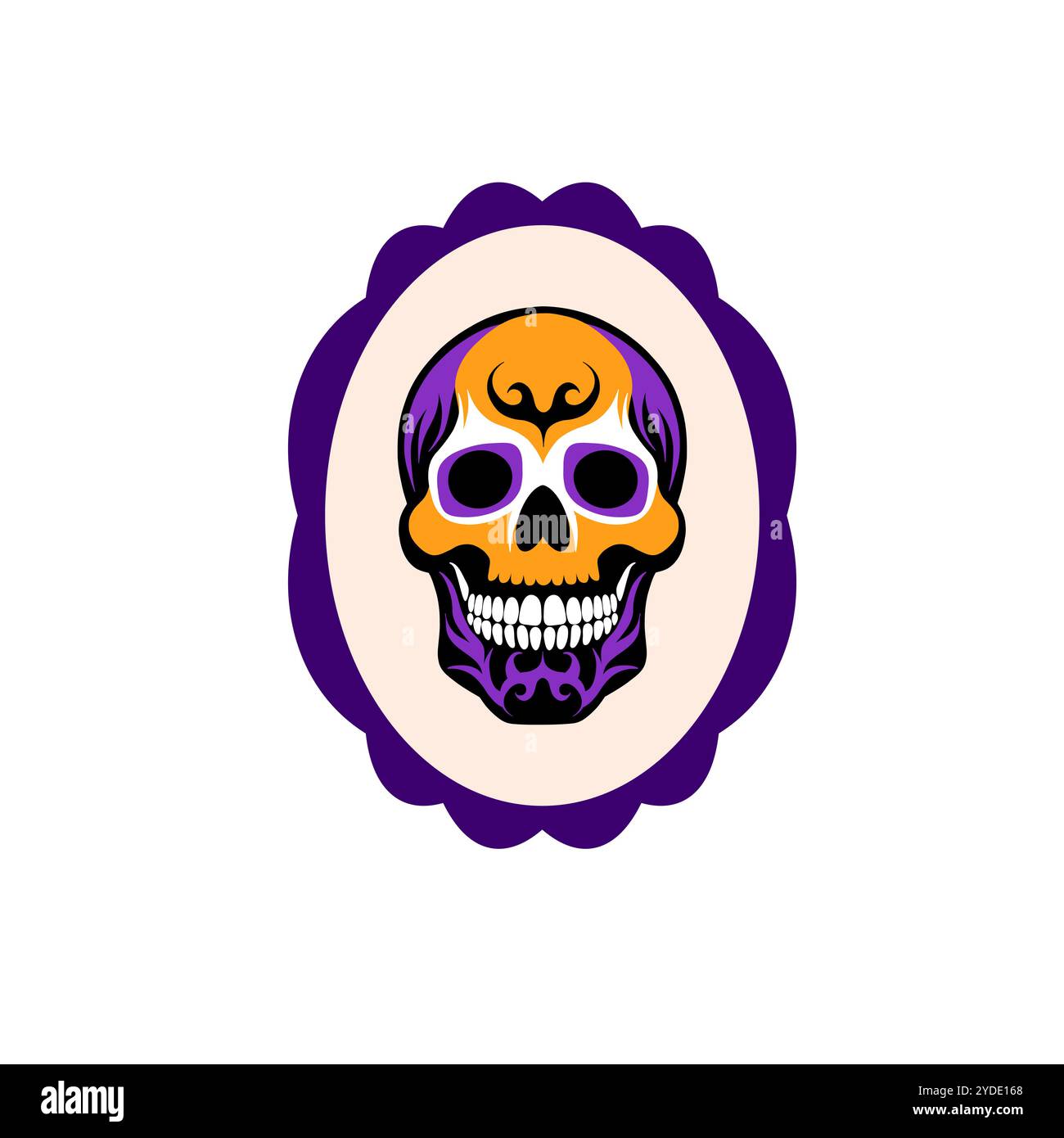 Skull sticker hi-res stock photography and images - Alamy