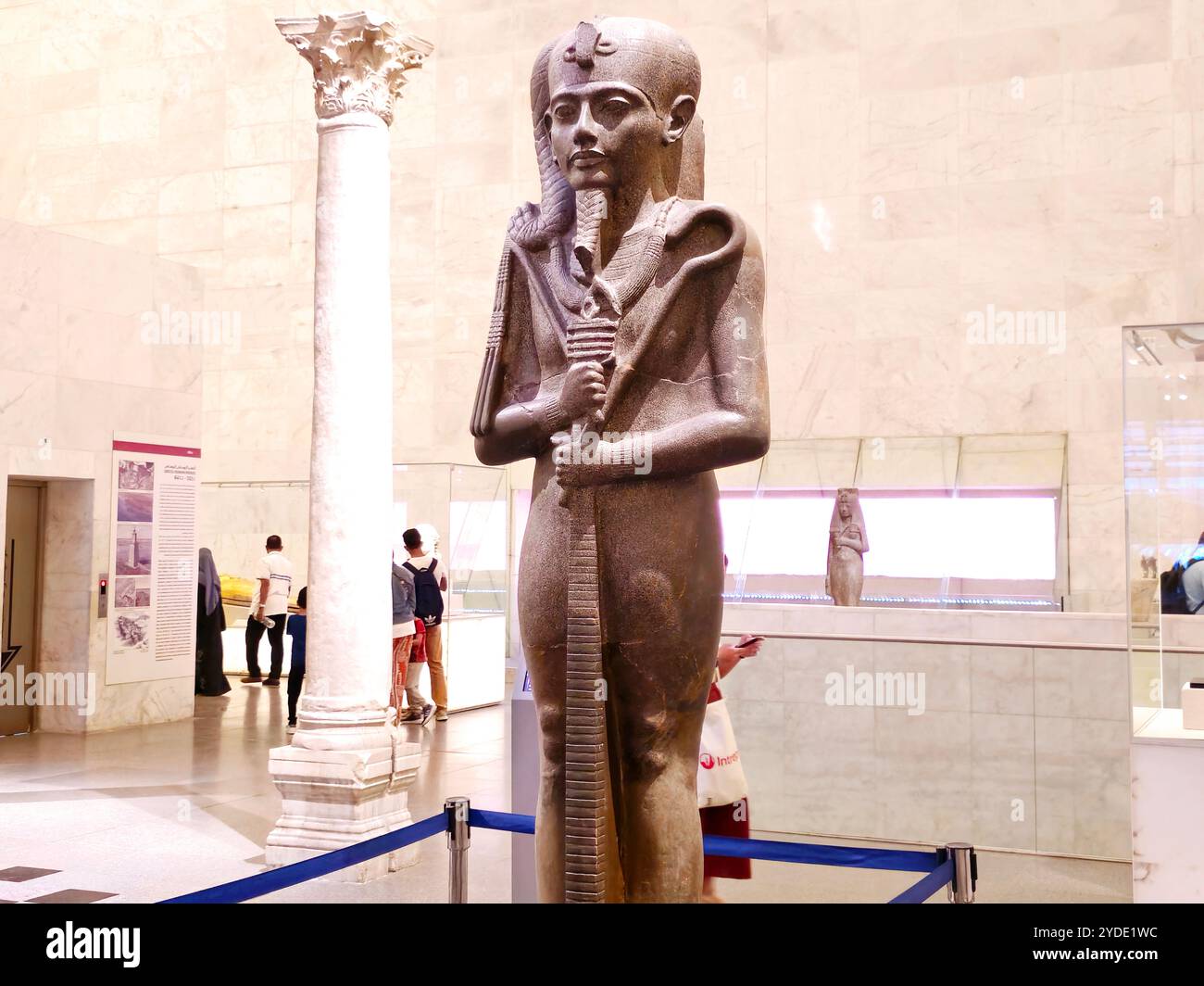 Cairo, Egypt, October 6 2024: Statues inside the National Museum of ...