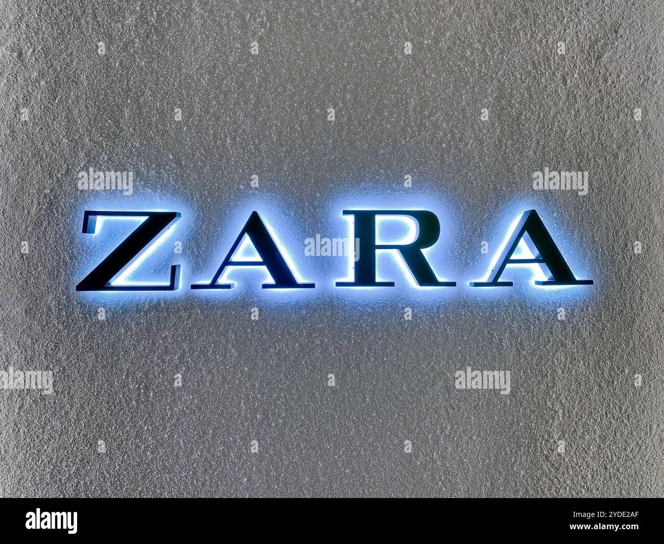 ZARA store brand logo Stock Photo - Alamy