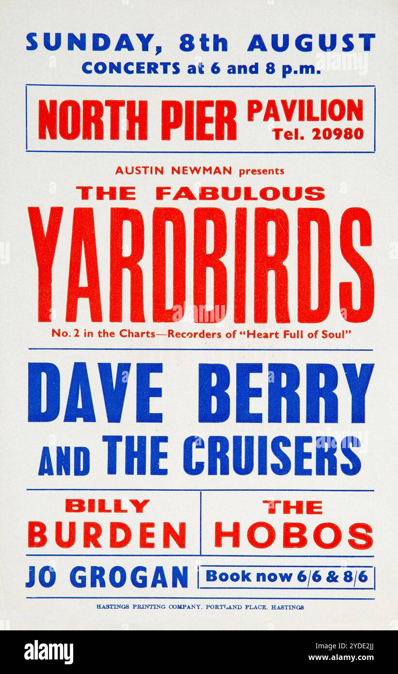 The Fabulous The Yardbirds, Dave Berry and The Cruisers, Billy Burden ...